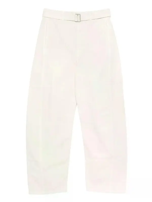 LEMAIRE Belted Panelled Jeans - Neutrals