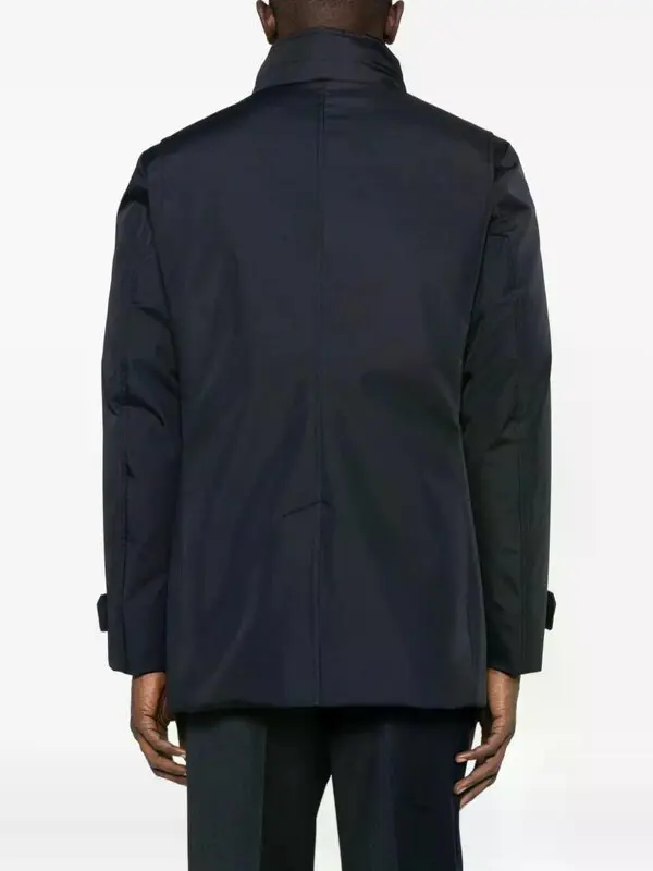MOORER Buttoned High-neck Jacket