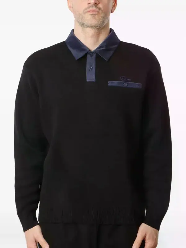 DIME Long-sleeve Polo Shirt
