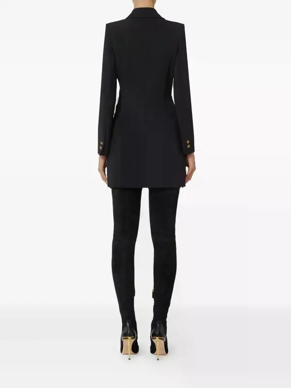 Elisabetta Franchi Chain-embellished Double-breasted Dress