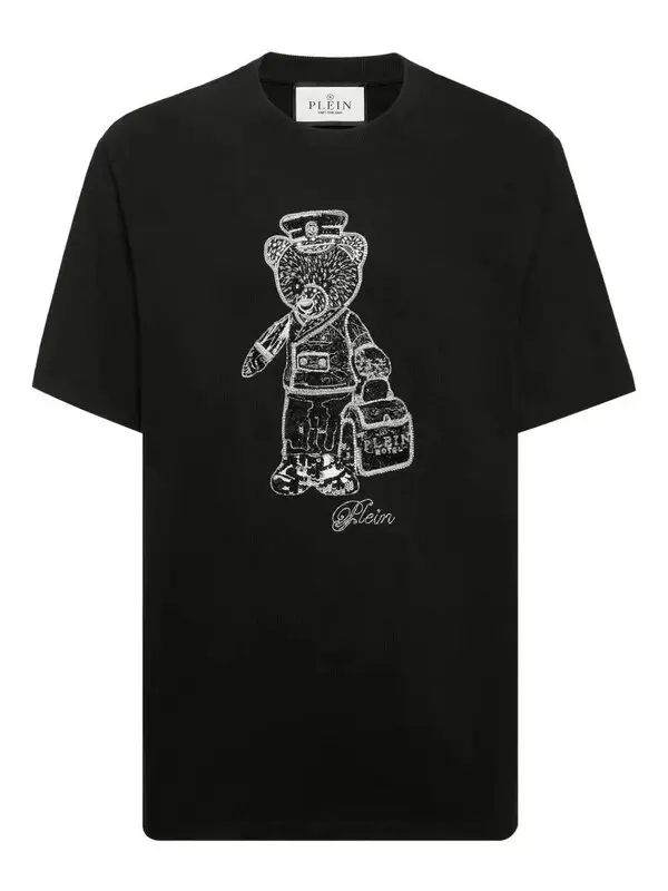 Philipp Plein Teddy Bear-print T-shirt - Black