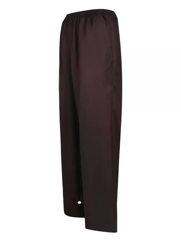 Loulou De Saison Elasticated-waist Silk Trousers