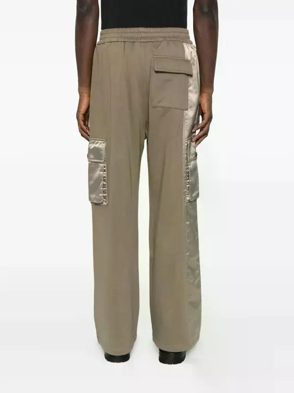 FENG CHEN WANG Satin-panel Cargo Trousers