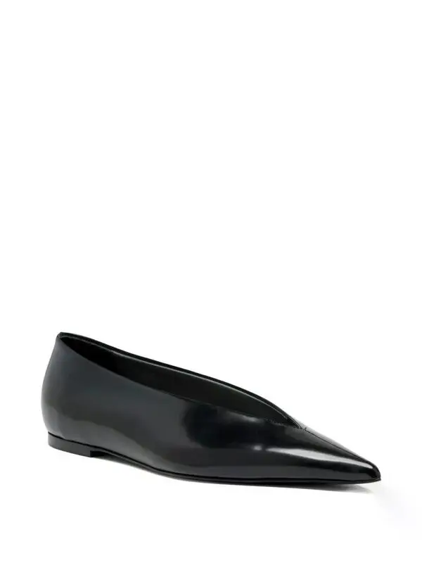 Proenza Schouler Slash Ballerina Flats - Black