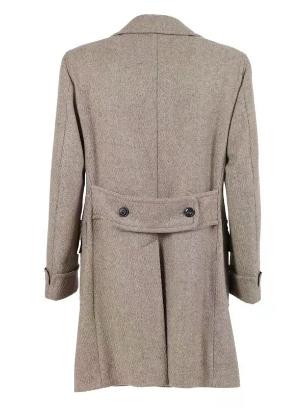 BRANDO Double-breasted Wool-cashmere Blend Coat