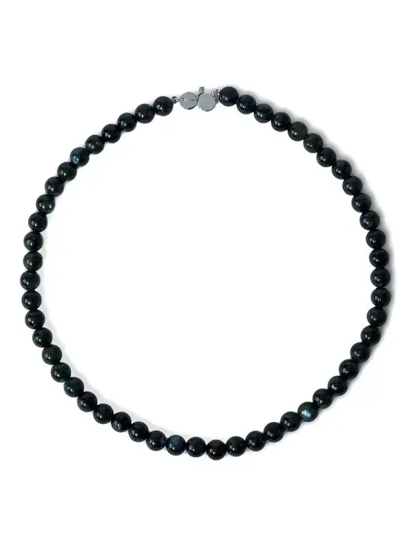 Tom Wood Larvikite Bracelet - Silver