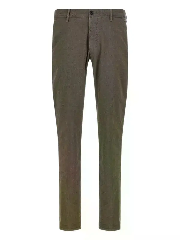 Incotex Micro-check Tapered Trousers