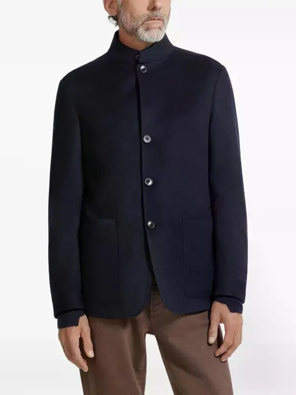 Zegna Oasi Cashmere Il Conte Jacket - Blue
