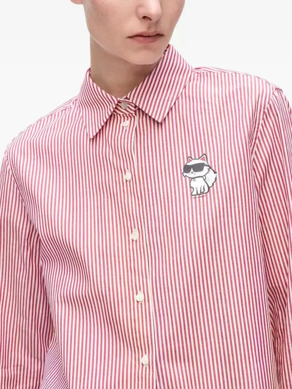Karl Lagerfeld Striped Cotton Shirt