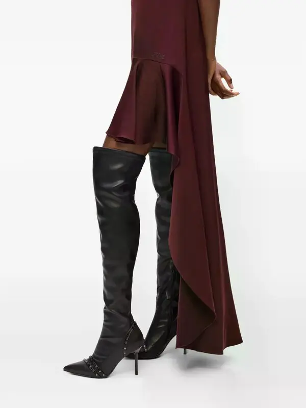 Karl Lagerfeld High-low Flared Hem Dress