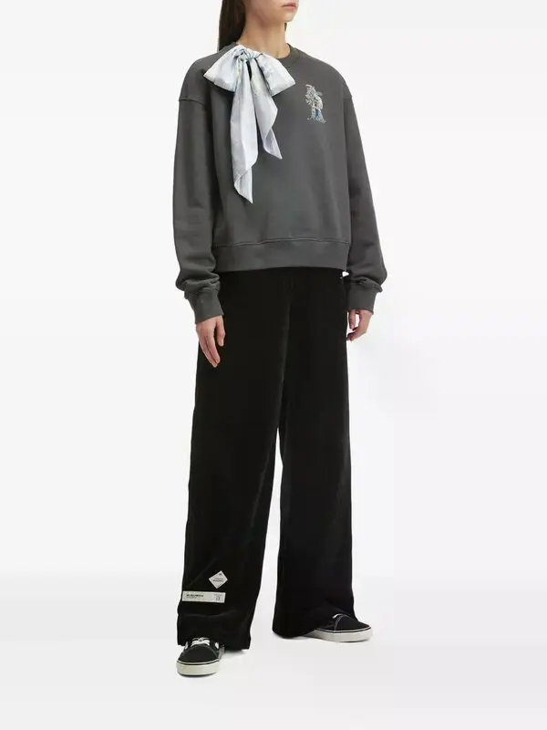 MUSIUM DIV. Scarf-detail Sweatshirt