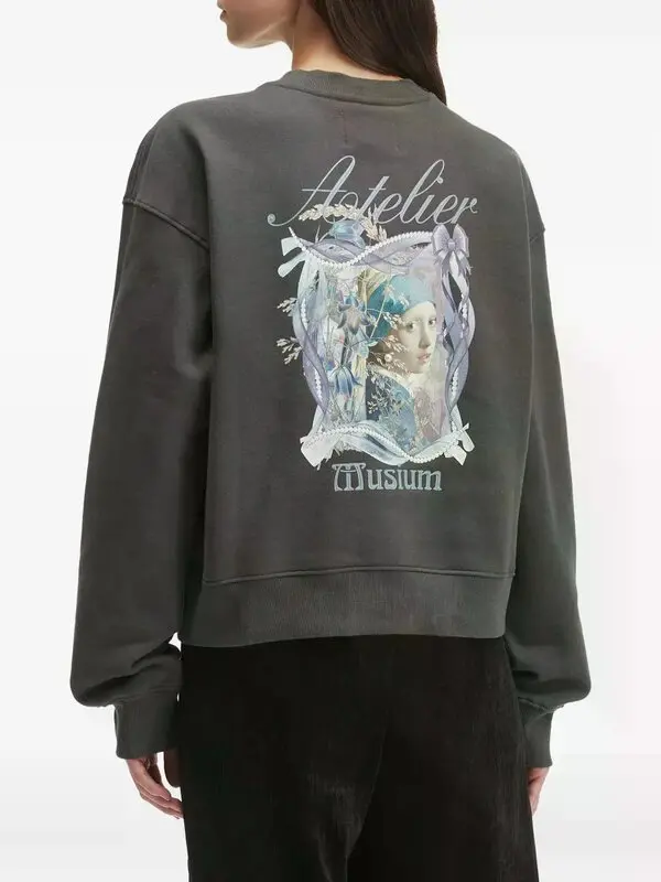 MUSIUM DIV. Scarf-detail Sweatshirt