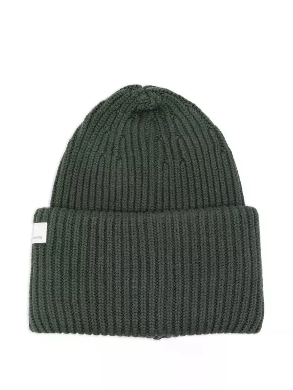 NINE:INTHE:MORNING Ribbed Wool Beanie - Green