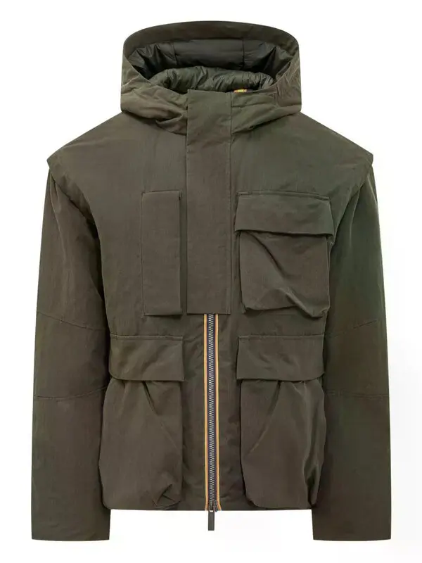 K-WAY Pocketed Hooded Jacket