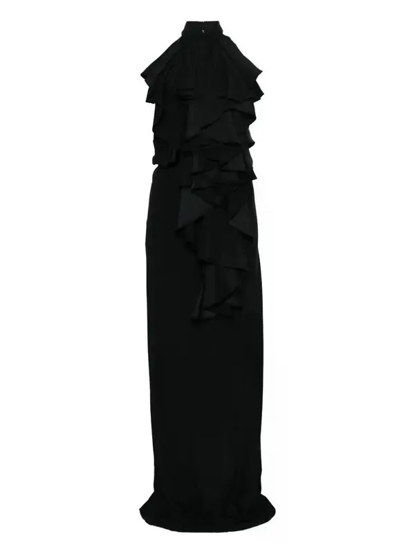 Viktor & Rolf Jabot-collar Gown