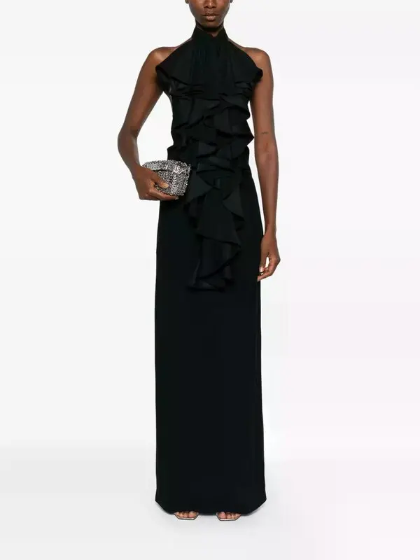 Viktor & Rolf Jabot-collar Gown