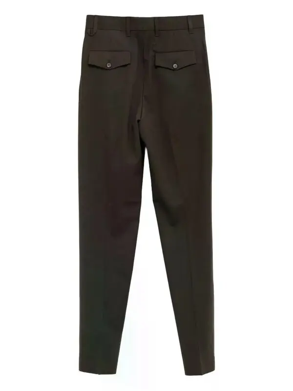 Jacquemus Pleated-pocket Trousers - Brown