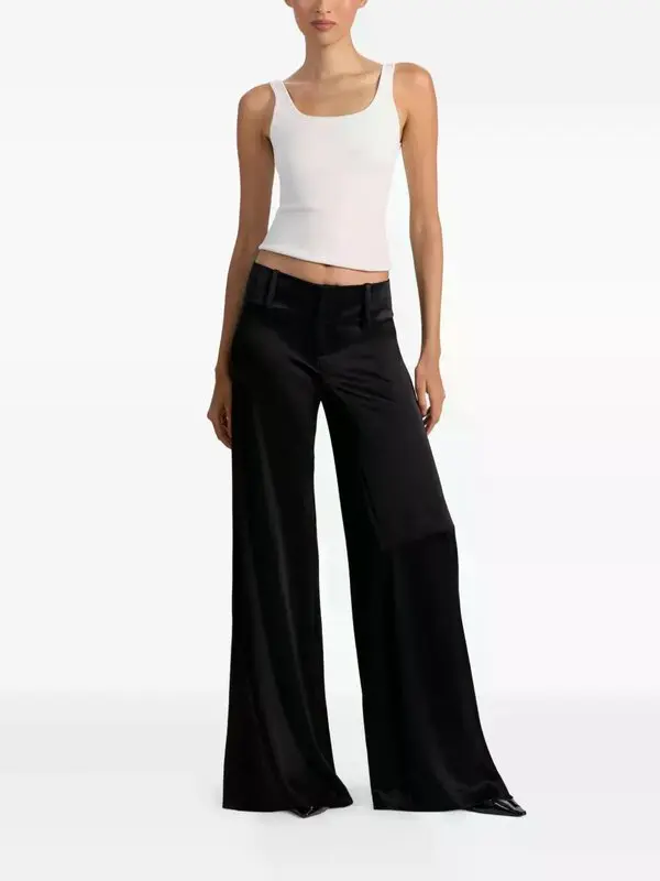 Alice + Olivia Low-rise Wide-leg Trousers