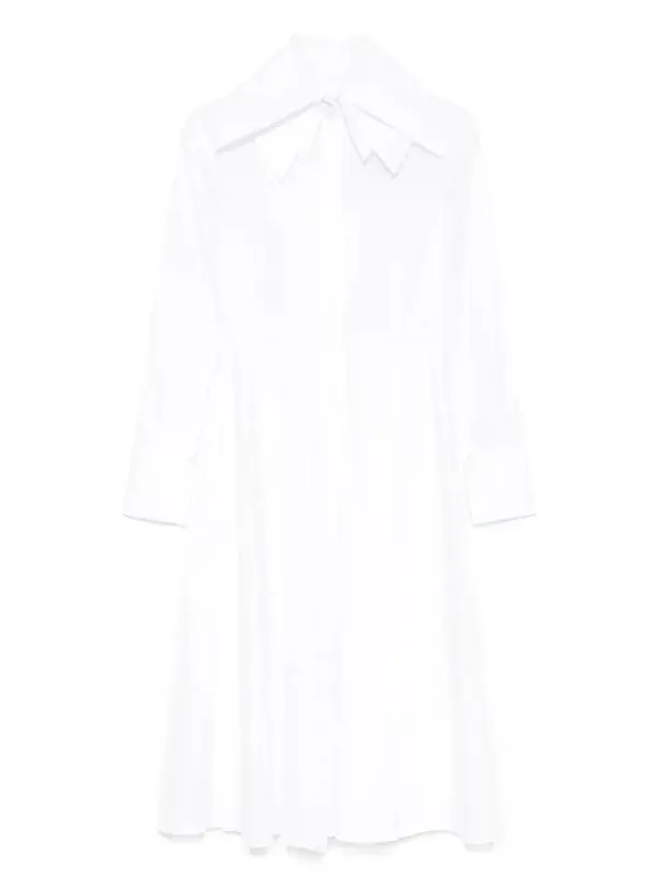 Viktor & Rolf Layered-collar Shirt Dress - White