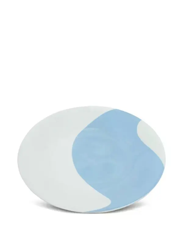 MISETTE Colour-block Wave Dinner Plates - Blue