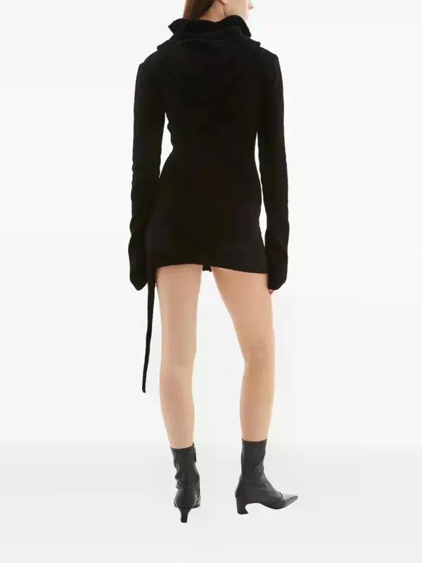 Ottolinger Hooded Zip-front Mini Dress