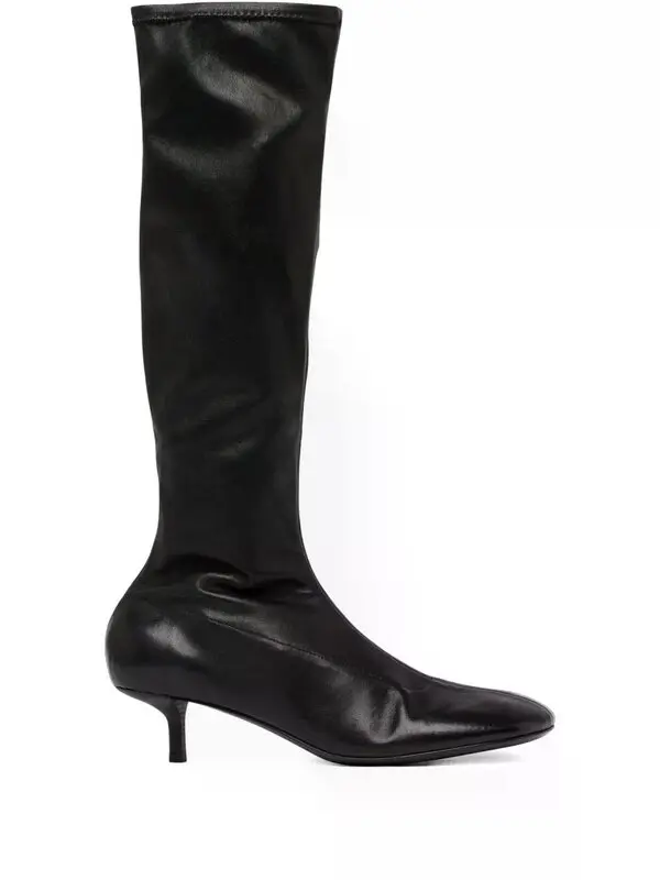 Marsèll Leather Kitten-heel Boots