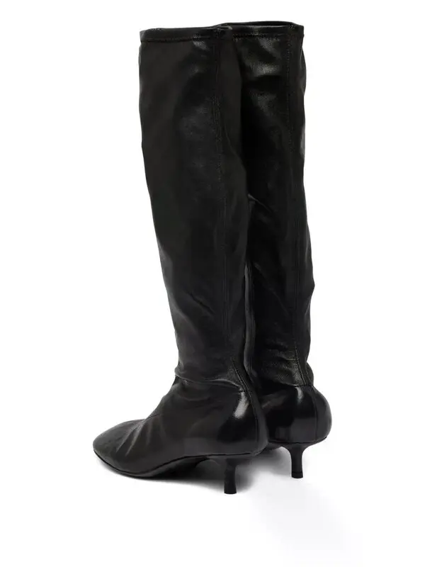 Marsèll Leather Kitten-heel Boots
