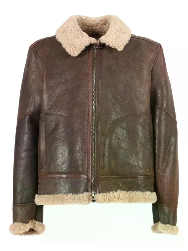 STEWART Shearling Leather Jacket
