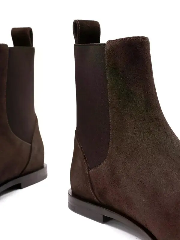 Fendi Elastic-panel Suede Boots