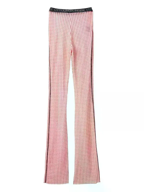 Ottolinger Gingham-print Trousers - Red