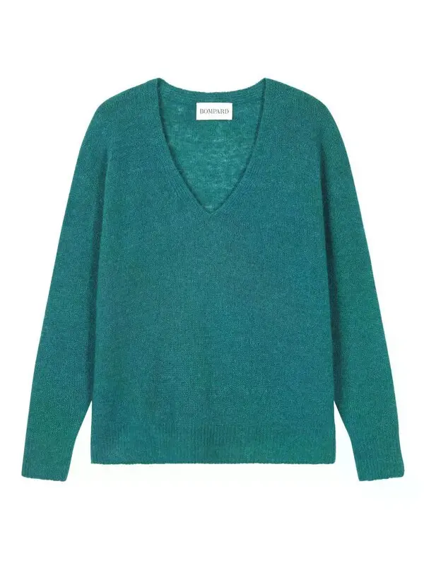 Eric Bompard V-neck Ribbed Sweater