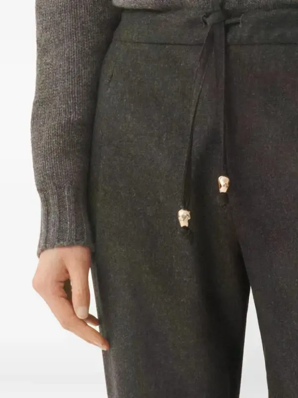 Fabiana Filippi Drawstring-fastening Wool-blend Pants