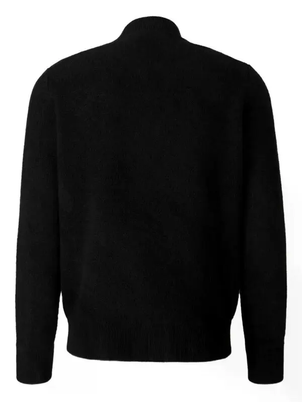 GRAN SASSO Zip-front Ribbed Cardigan