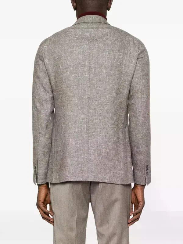 Tagliatore Double-breasted Textured Jacket