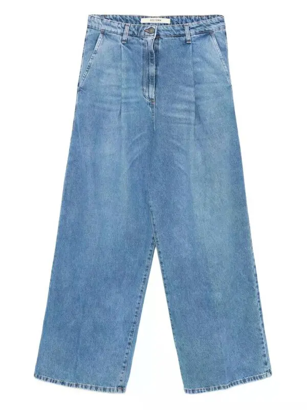 MERCI Pleated Jeans - Blue