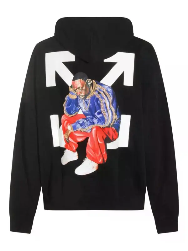 Off-White Thinkman Arrow Skate" Graphic Hoodie