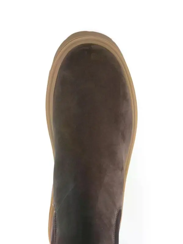 Moncler Aurea Chelsea Boots - Brown