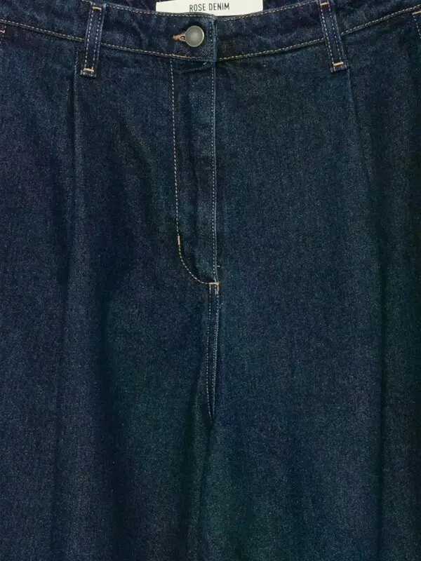 MERCI Pleated Jeans - Blue