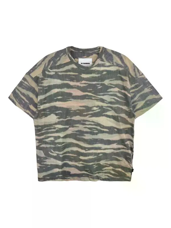 JIL SANDER Camouflage-print T-shirt