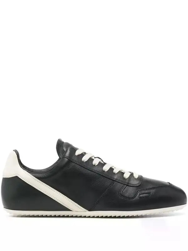 Rick Owens Minimalist Lace-up Sneakers - Black