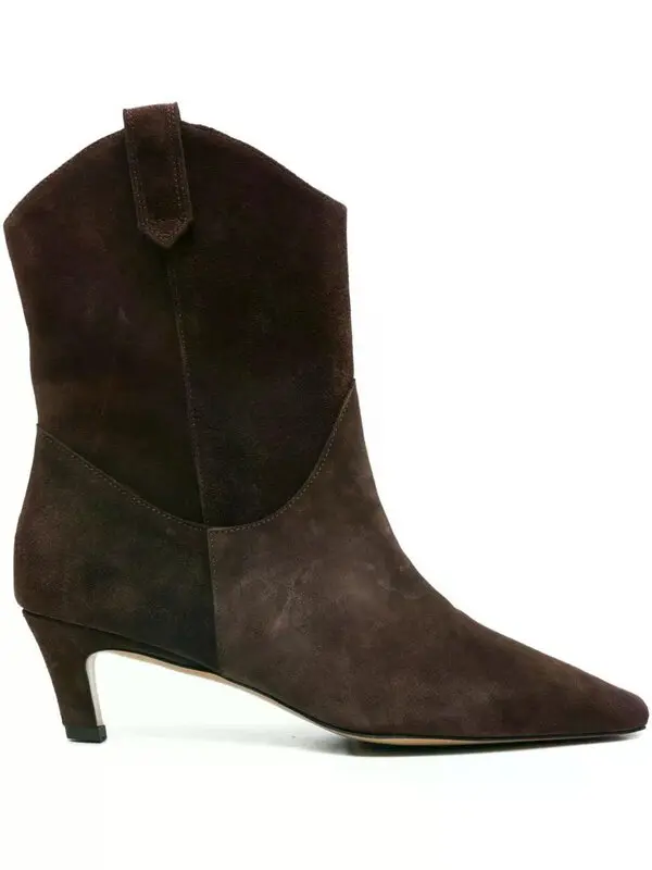 BIBI LOU Pointed-toe Suede Ankle Boots