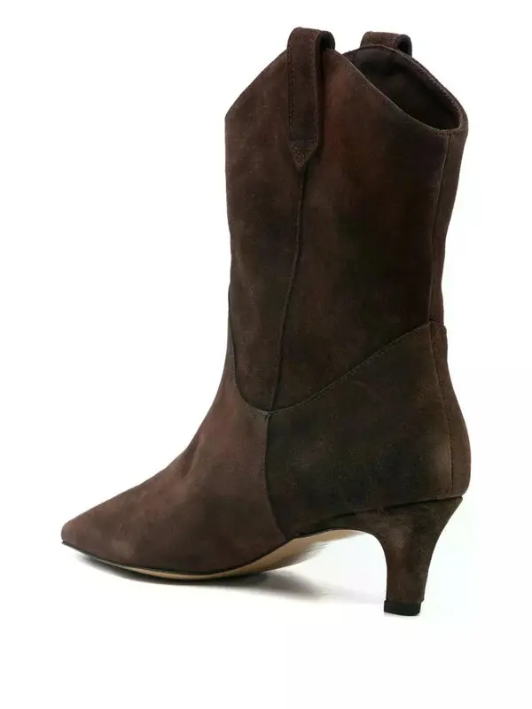 BIBI LOU Pointed-toe Suede Ankle Boots