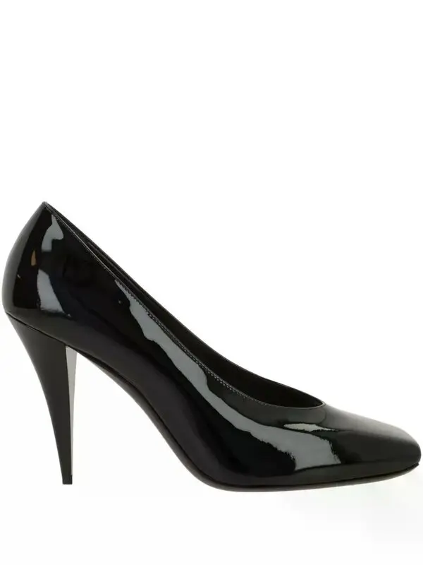 Givenchy 94mm Patent-leather Square-toe Heeled Pumps