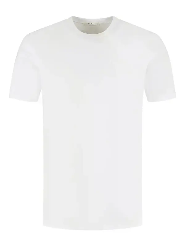 STEFAN BRANDT Crew-neck Cotton T-shirt - White