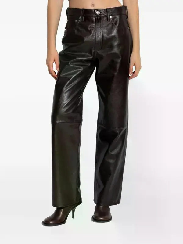 Rag & Bone Leather Panelled Trousers