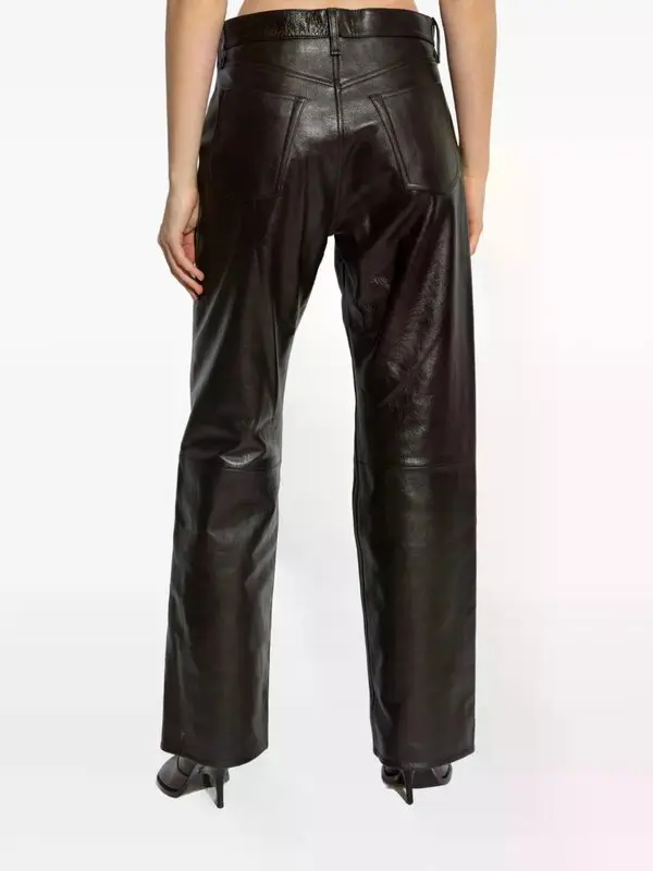 Rag & Bone Leather Panelled Trousers
