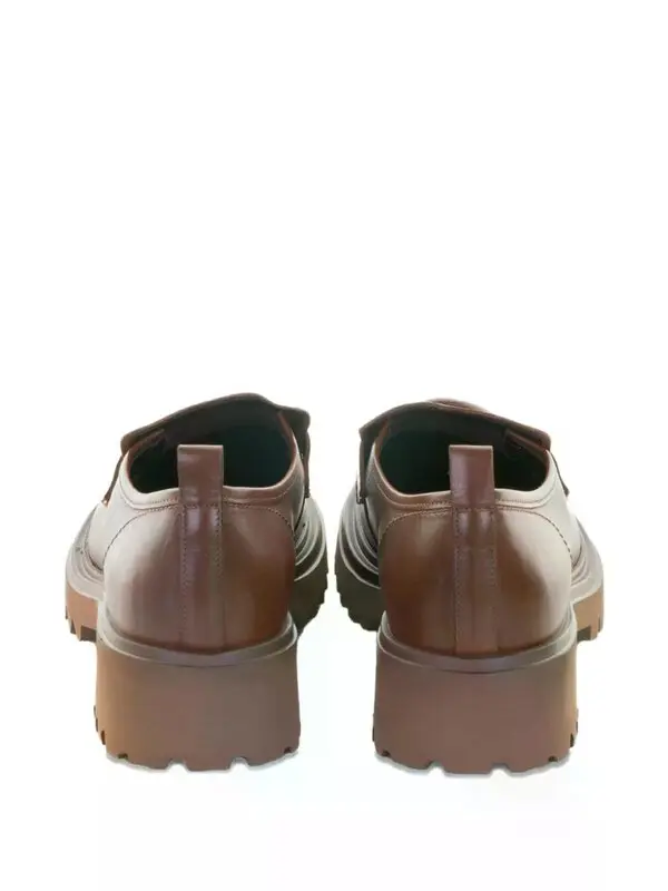 GUGLIELMO ROTTA Leather Penny-strap Loafers