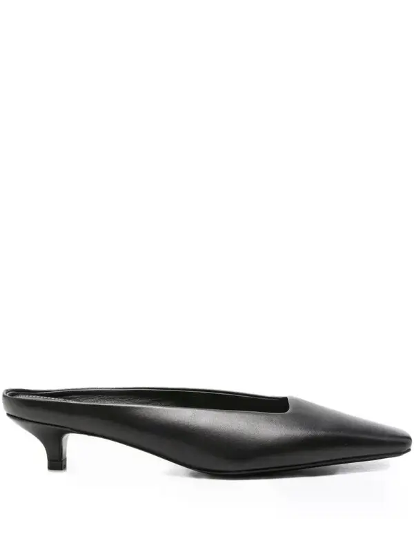 TOTEME Square-toe Leather Mules
