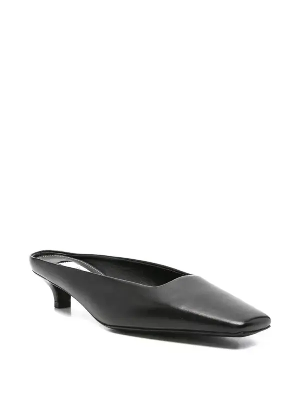 TOTEME Square-toe Leather Mules