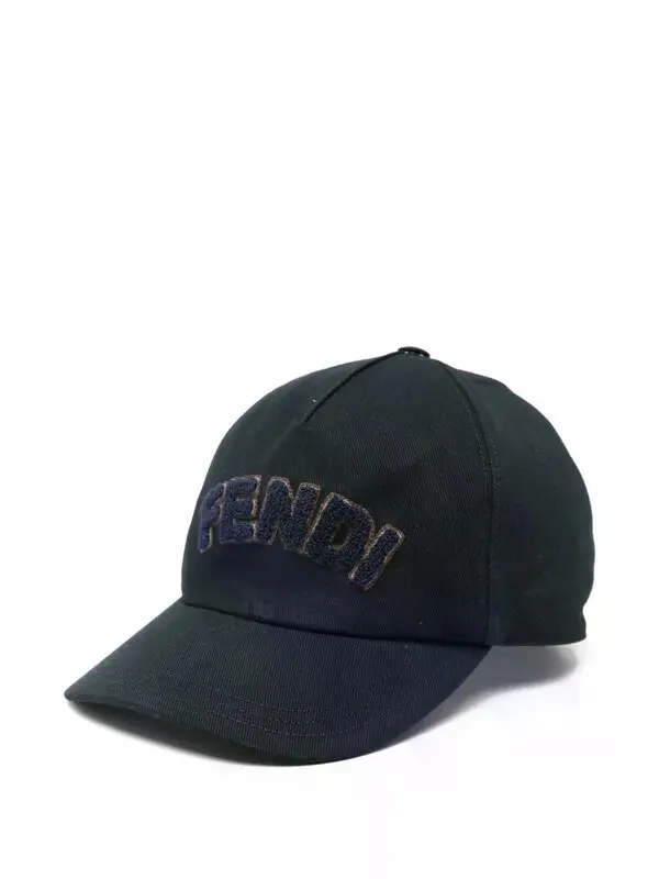 Fendi Canvas Baseball Cap - Blue